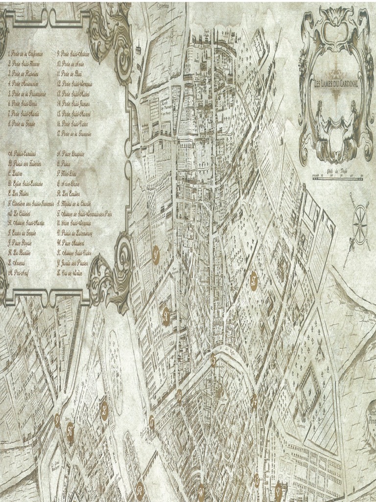Les Lames Du Cardinal-Carte (Antha) | PDF