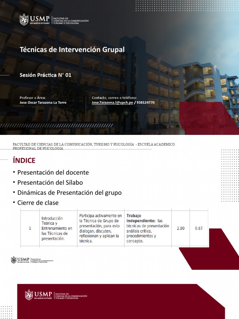 Técnicas de Intervención Grupal Efectivas | PDF | Sicología | Turismo