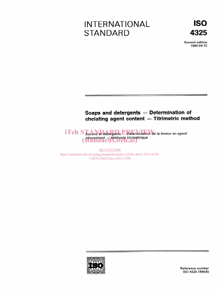 Iso 4325 1990 | PDF | International Organization For Standardization ...