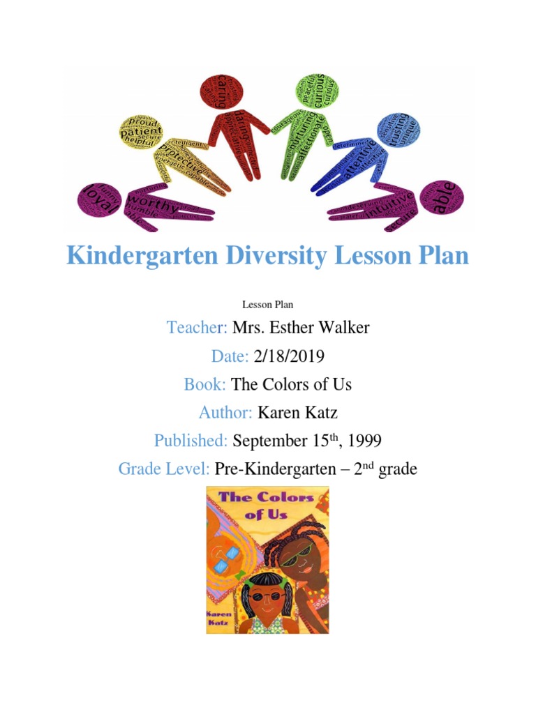 Diversity Lesson Plan Edu 280 | PDF | Books | Cognitive Science