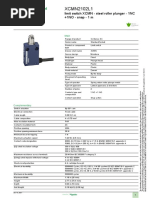 XCKJ167 Limit Switch Data Sheet | PDF | Technology & Engineering