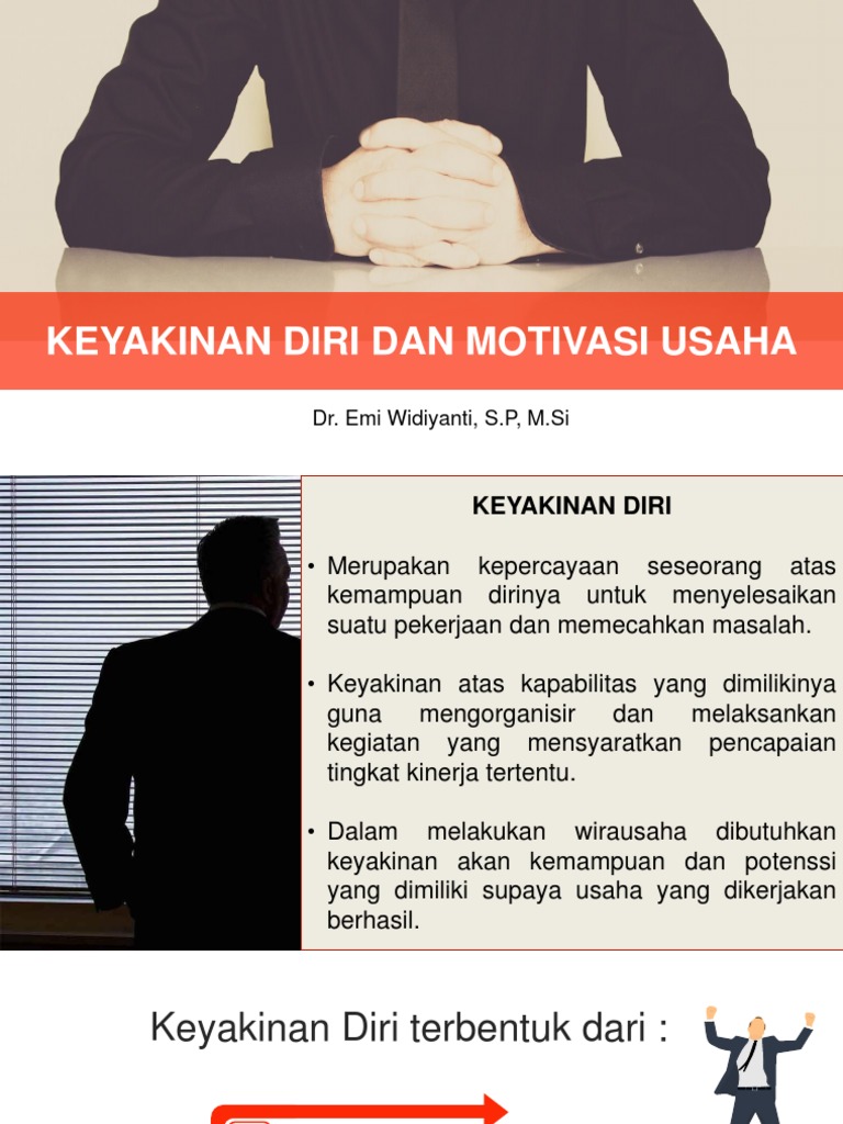 Keyakinan Diri Dan Motivasi Berusaha KWU | PDF | Pengembangan Diri