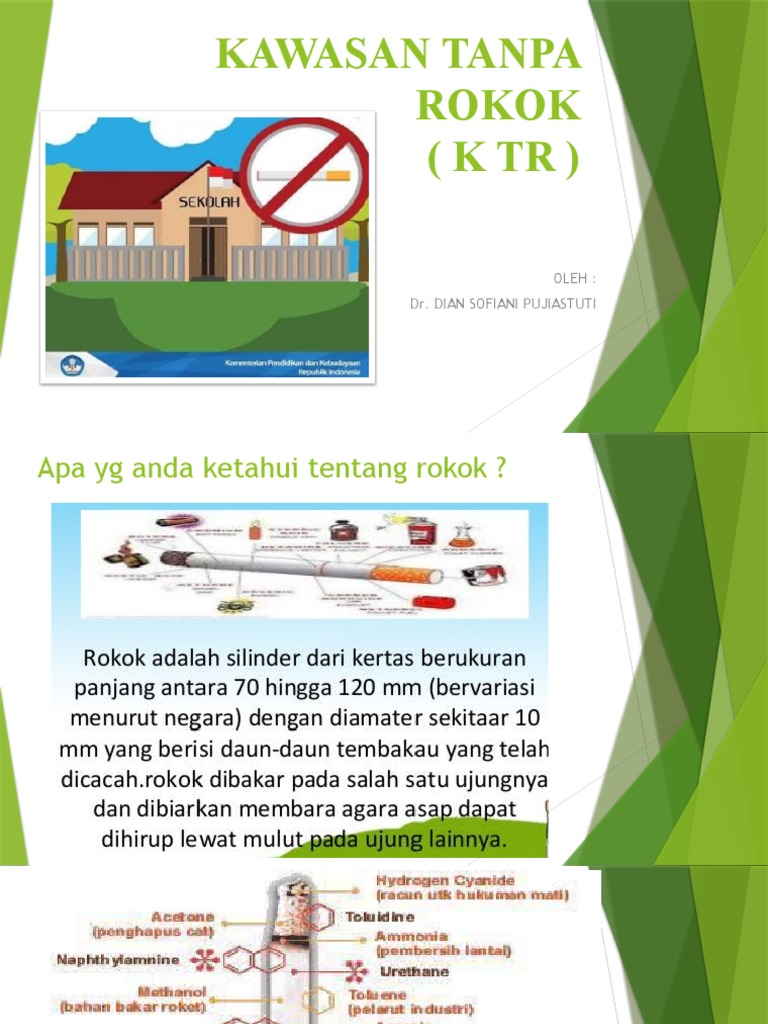 Poster Kawasan Tanpa Rokok di Sekolah | PDF