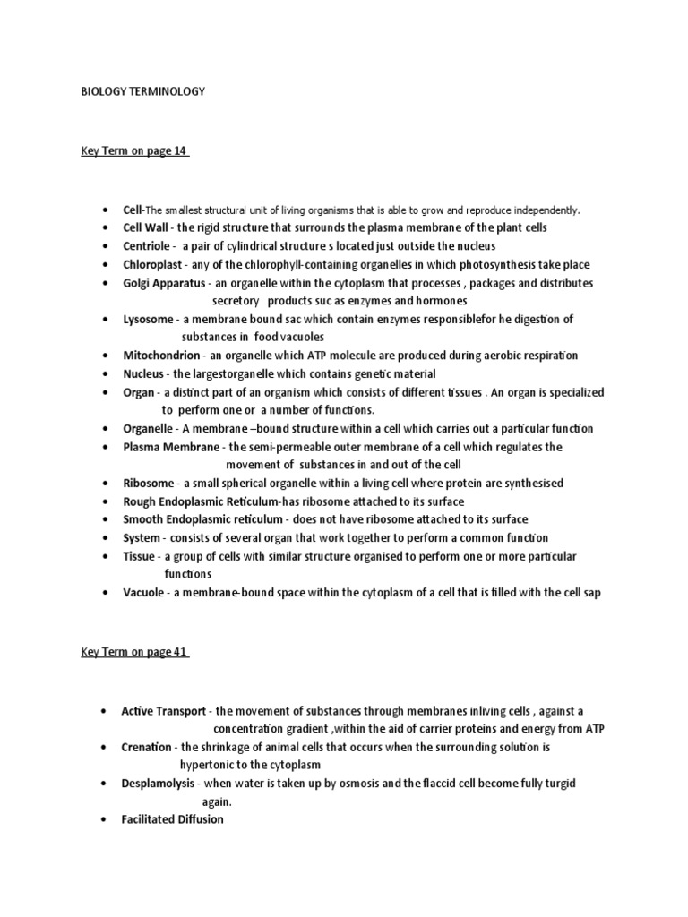 The Smallest Structural Unit of Living Organisms That Is Able To Grow ...