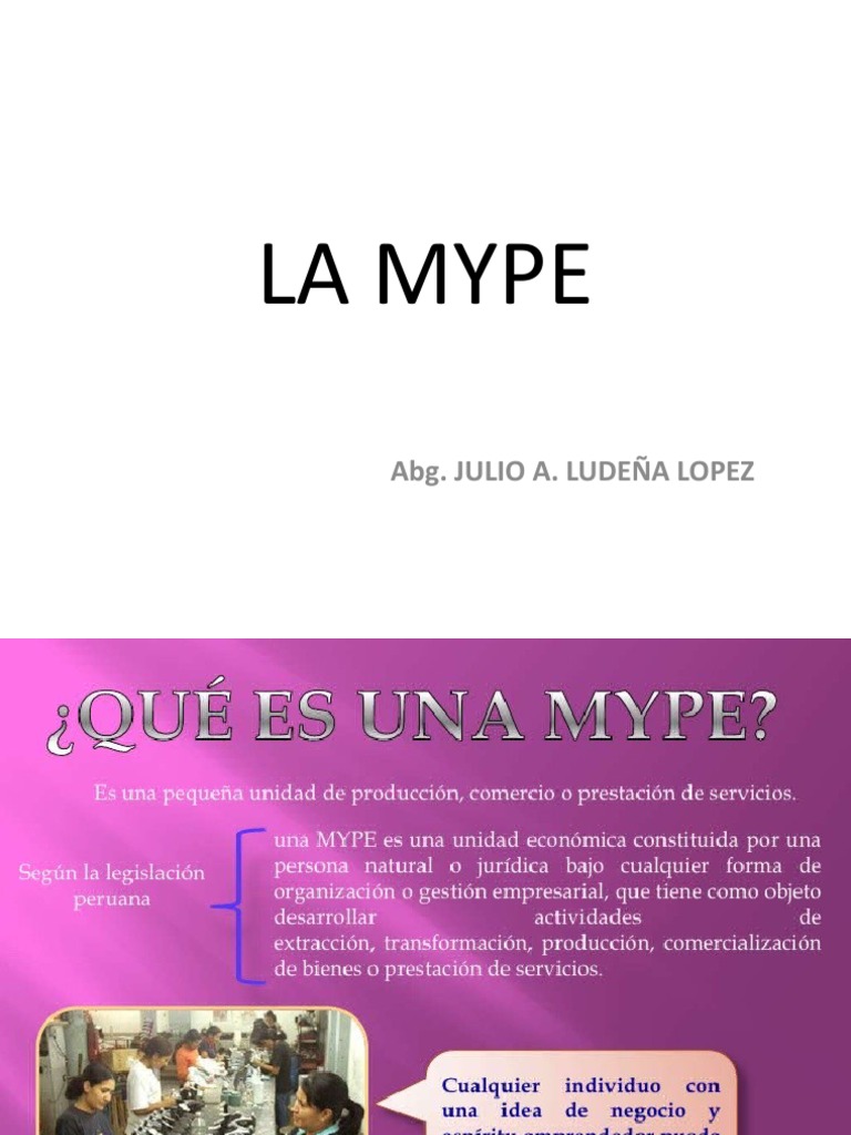 La Mype | PDF