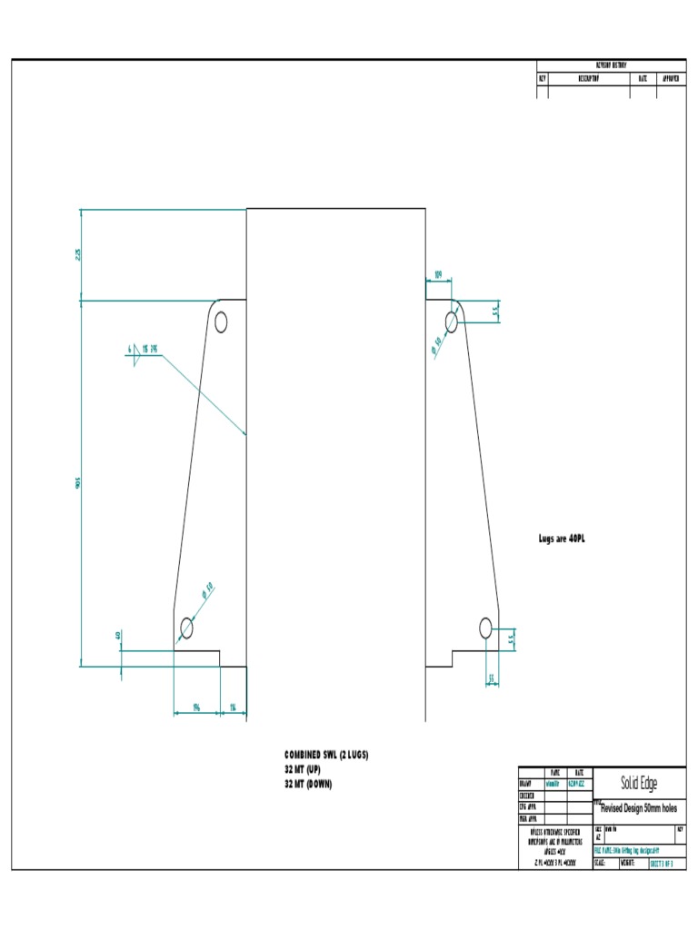 30in Lifting Lug Design Specifications | PDF