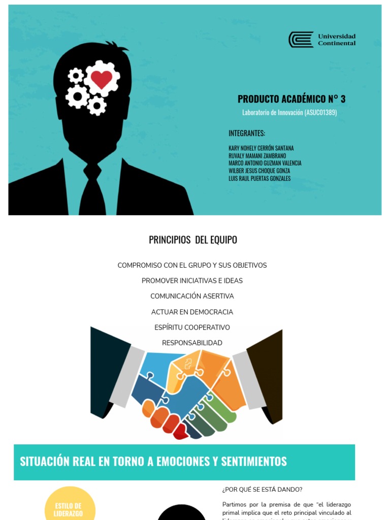 PA3 Laboratorio de Innovación | PDF | Liderazgo | Las emociones