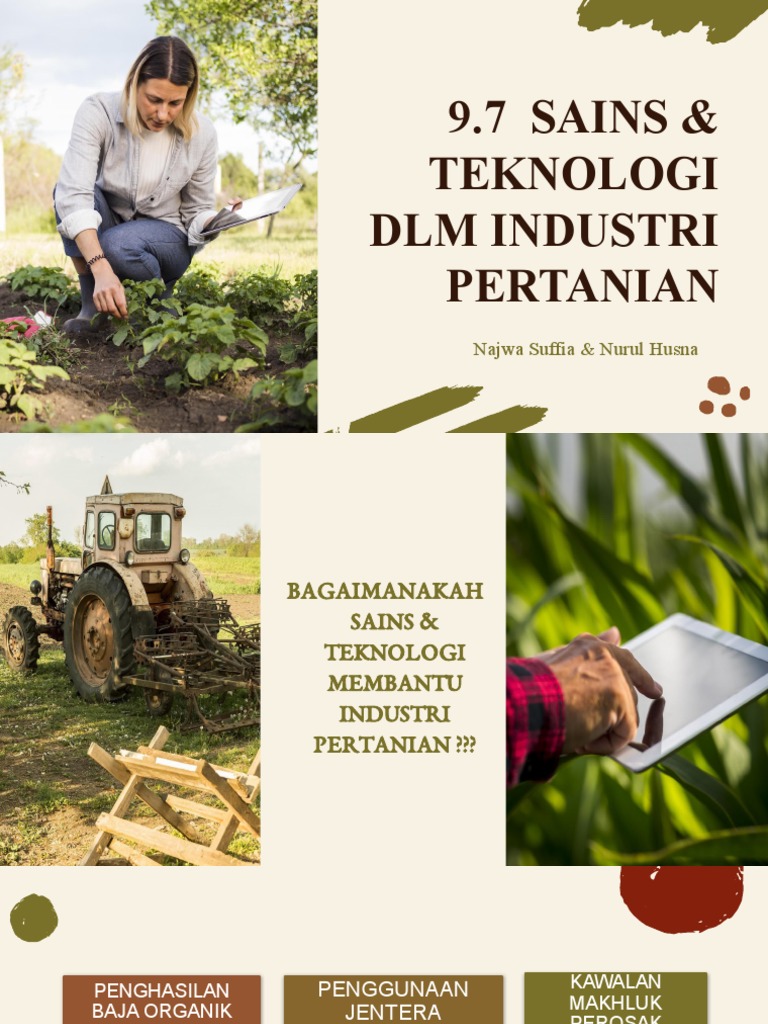 Sains Dan Teknologi DLM Industri Pertanian | PDF