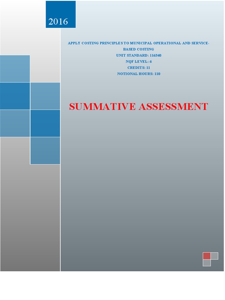 116340 - Summative assessment | PDF | Educational Assessment | Decision ...