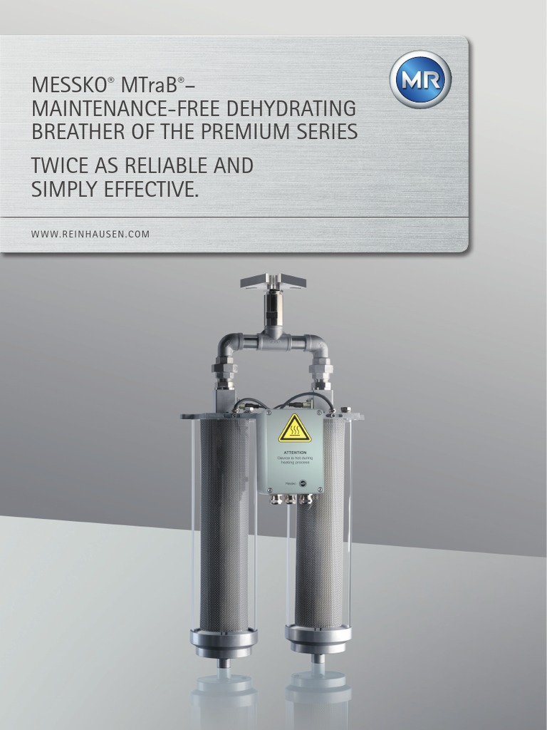 Messko Mtrab - Maintenance-Free Dehydrating Breather of The Premium ...