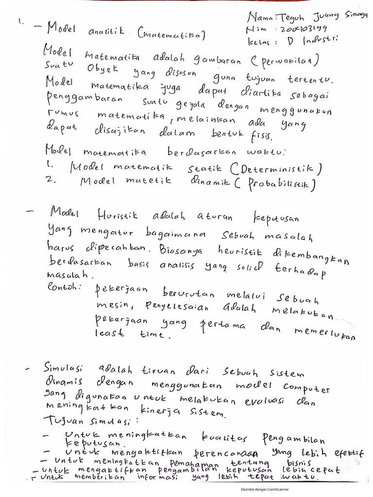 Teguh Juang Sinaga - UTS MATOP | PDF