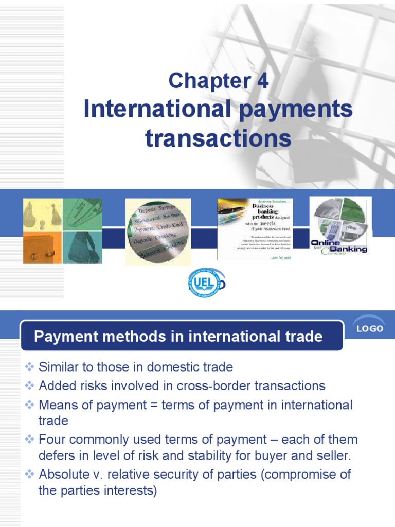 Chapter4 International Settlement | PDF | Letter Of Credit | Payments