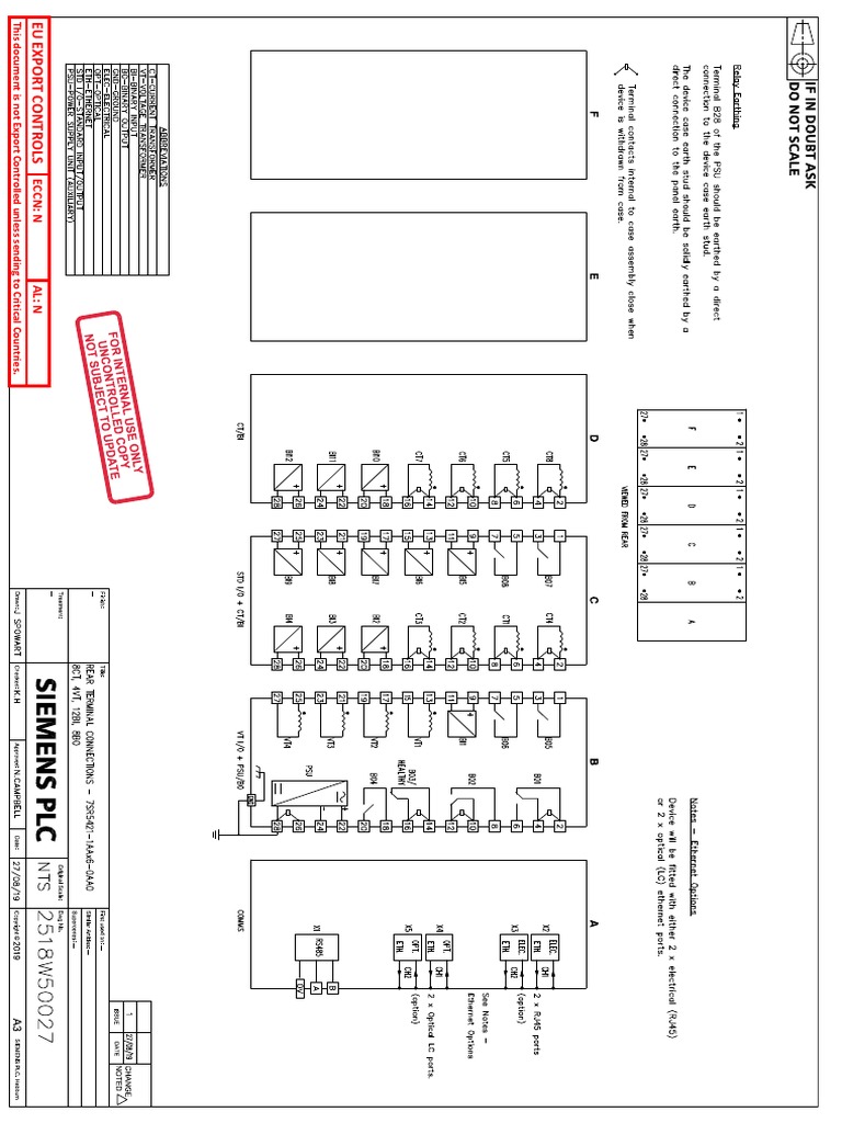 7SR54 - Wiring Diagram | PDF