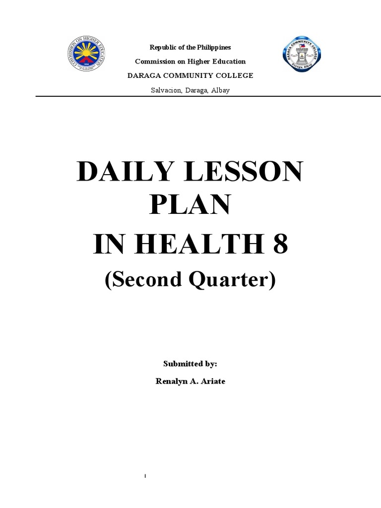 Health 8 Daily Lesson Plan | PDF | Learning | Mental Disorder
