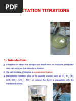 Argentometric Titrations-1 | PDF | Titration | Chemistry