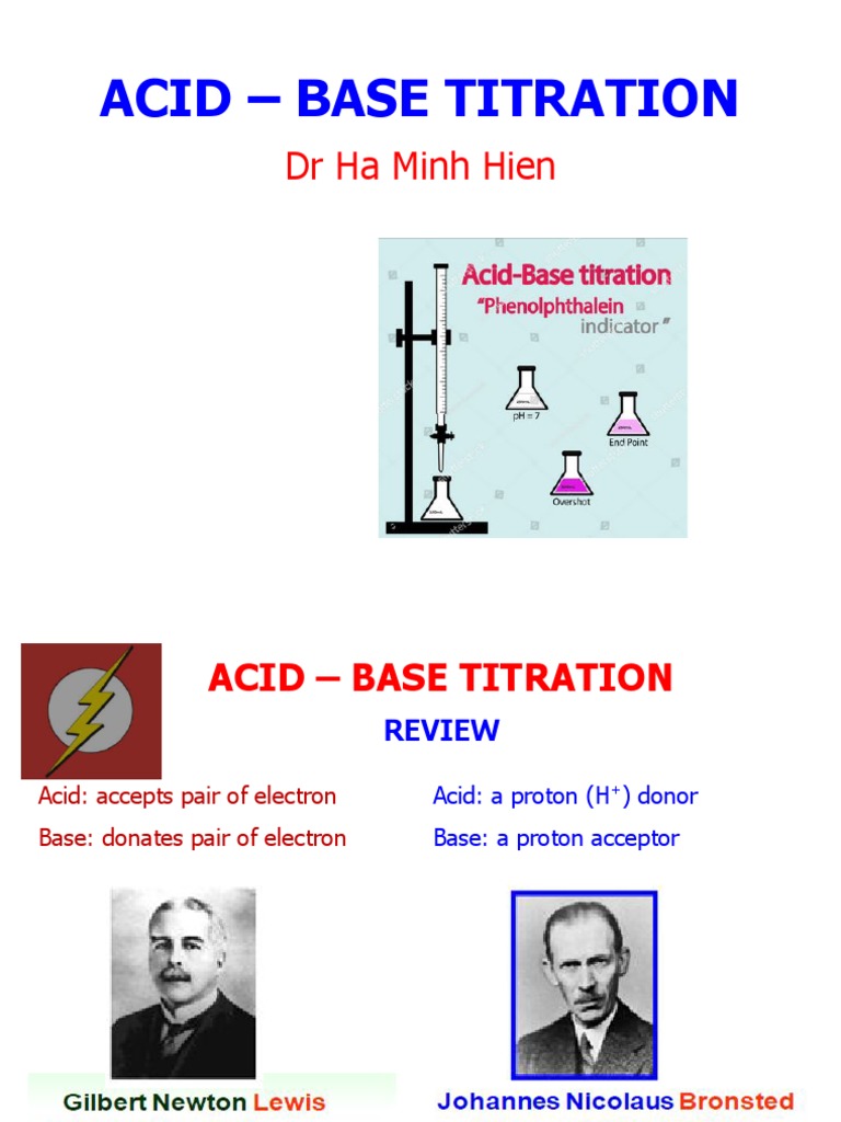 Acid Base Titration | PDF | Chemistry | Titration