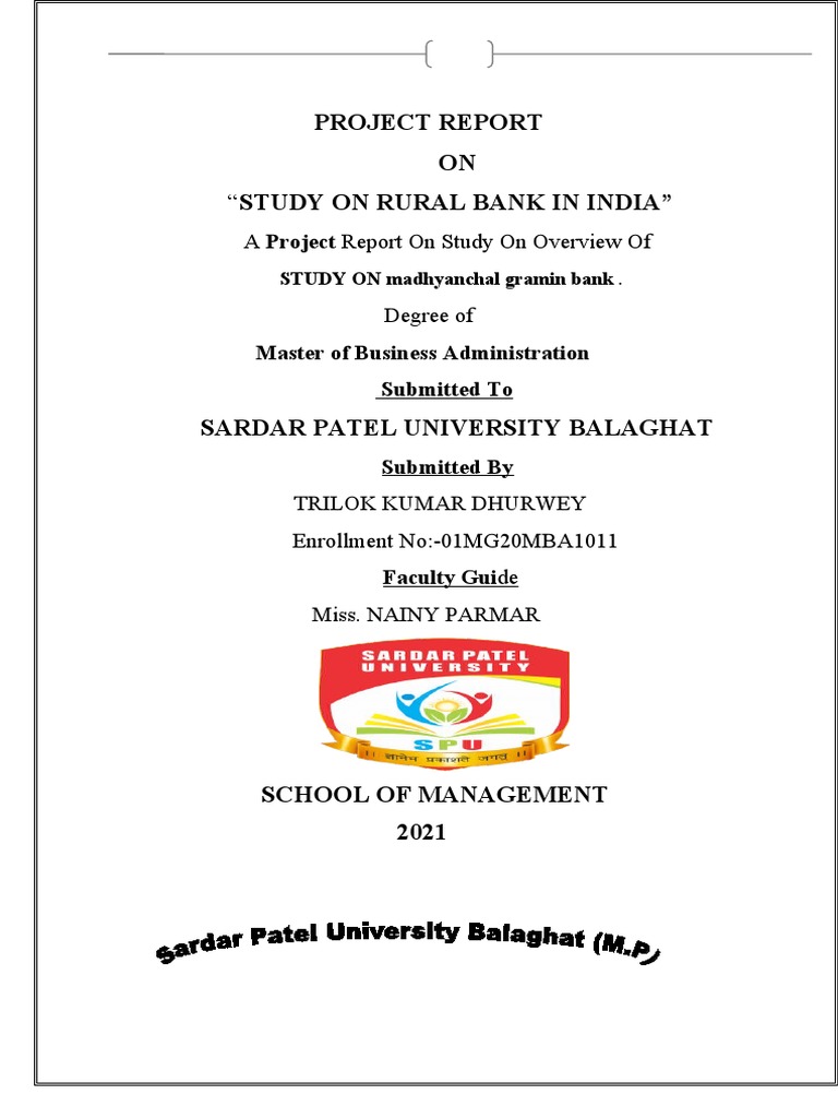 Project Report On 4-Sem. | PDF