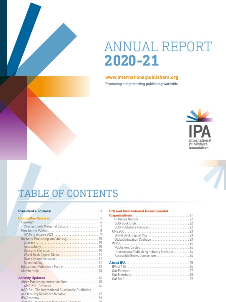 Ipa Annual Report 2021 | PDF | Libraries Ipa Annual Report 2021 | PDF | Libraries
