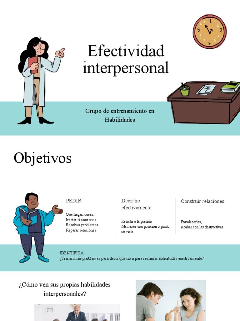 Efectividad Interpersonal | PDF | Conceptos psicologicos | Cognición