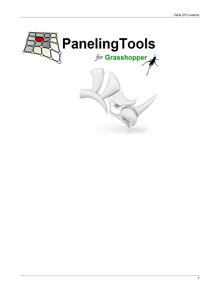 Paneling Tools For Grasshopper Primer | PDF | Curvature | Curve