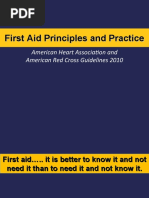 Basic First Aid Red Cross | PDF | First Aid | Cardiopulmonary Resuscitation