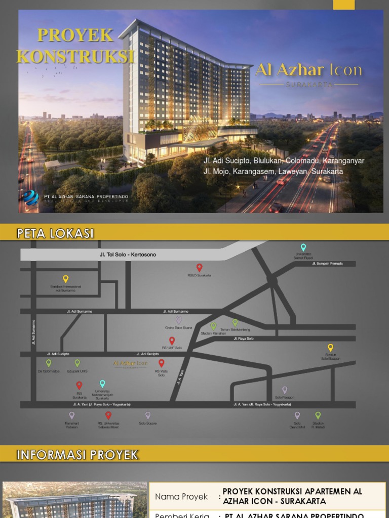 Al Azhar Icon Surakarta-Resume Proyek | PDF