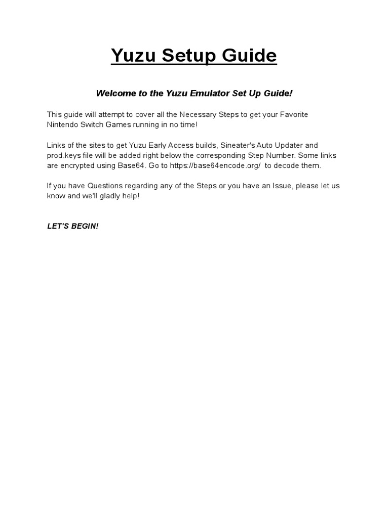 A Comprehensive Guide to Setting Up Yuzu Nintendo Switch Emulator for a Smooth Gaming Experience ...