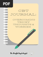 Criminal Thinking Worksheet | PDF