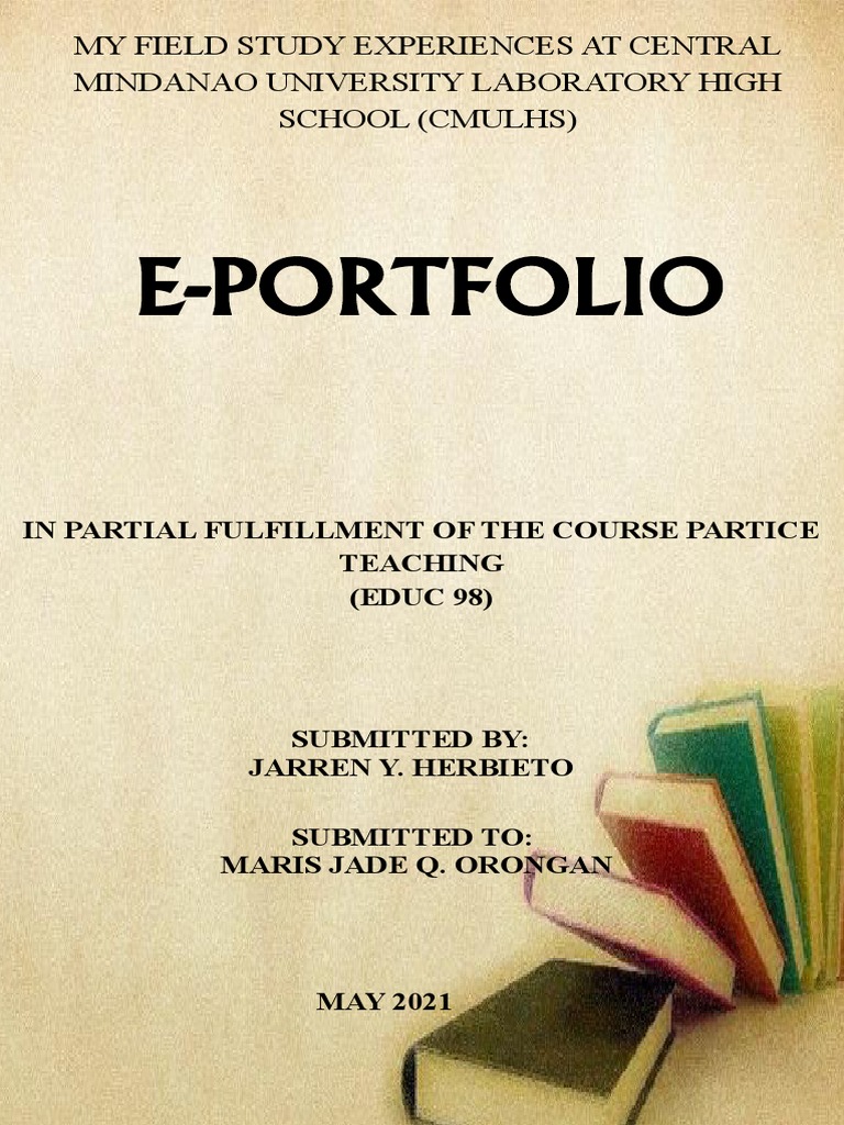 E-Portfolio: My Field Study Experiences at Central Mindanao University ...