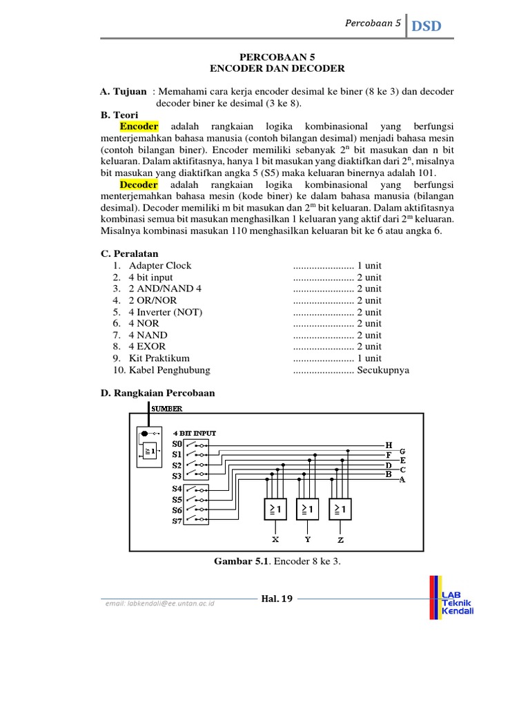 Percb. 5. Encoder Dan Decoder | PDF