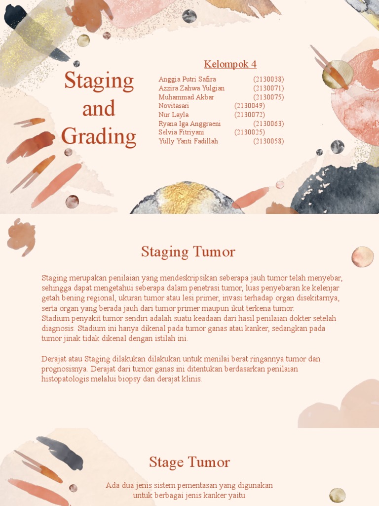 STAGING DAN GRADING TUMOR | PDF