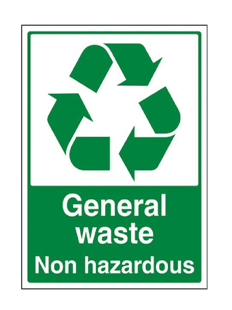 General Waste Sign | PDF