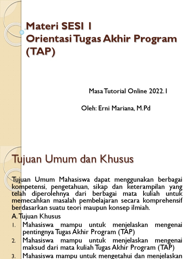 Materi 1 Tuweb 1 Tap | PDF | Karier & Perkembangan