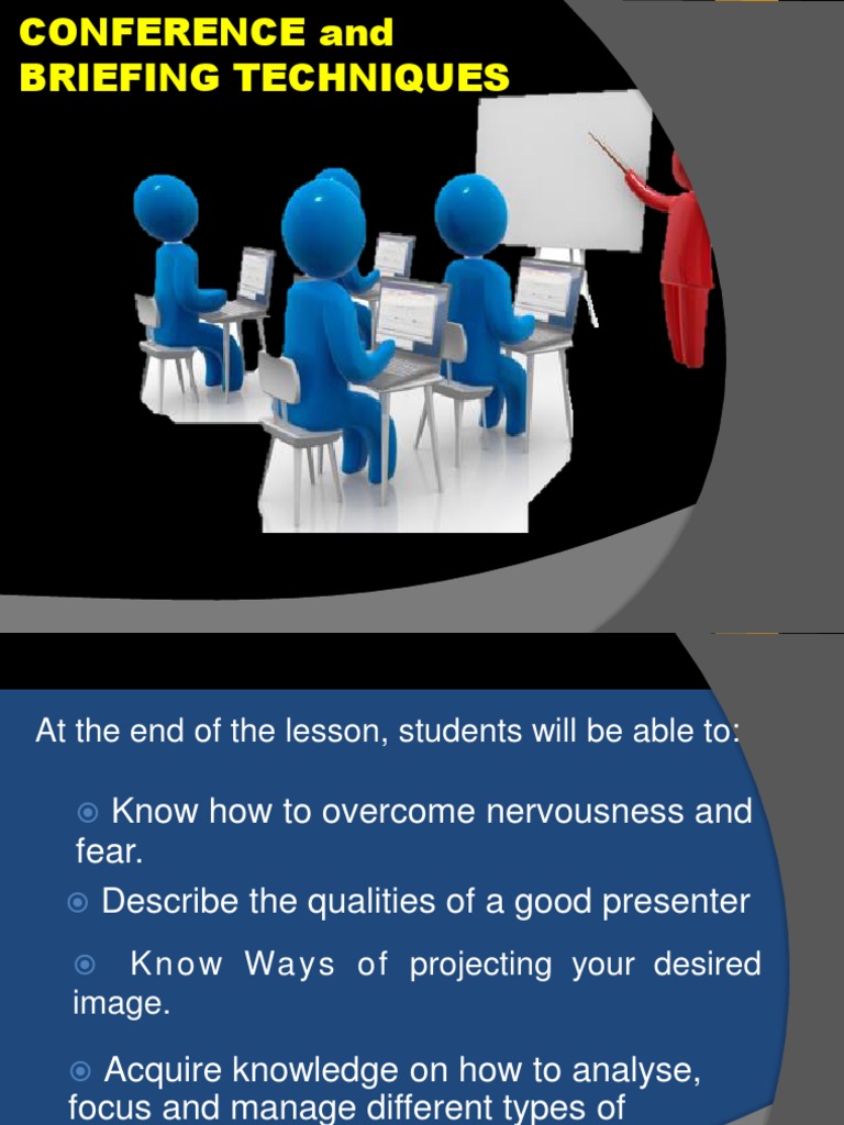 Conference and Briefing Techniques | PDF