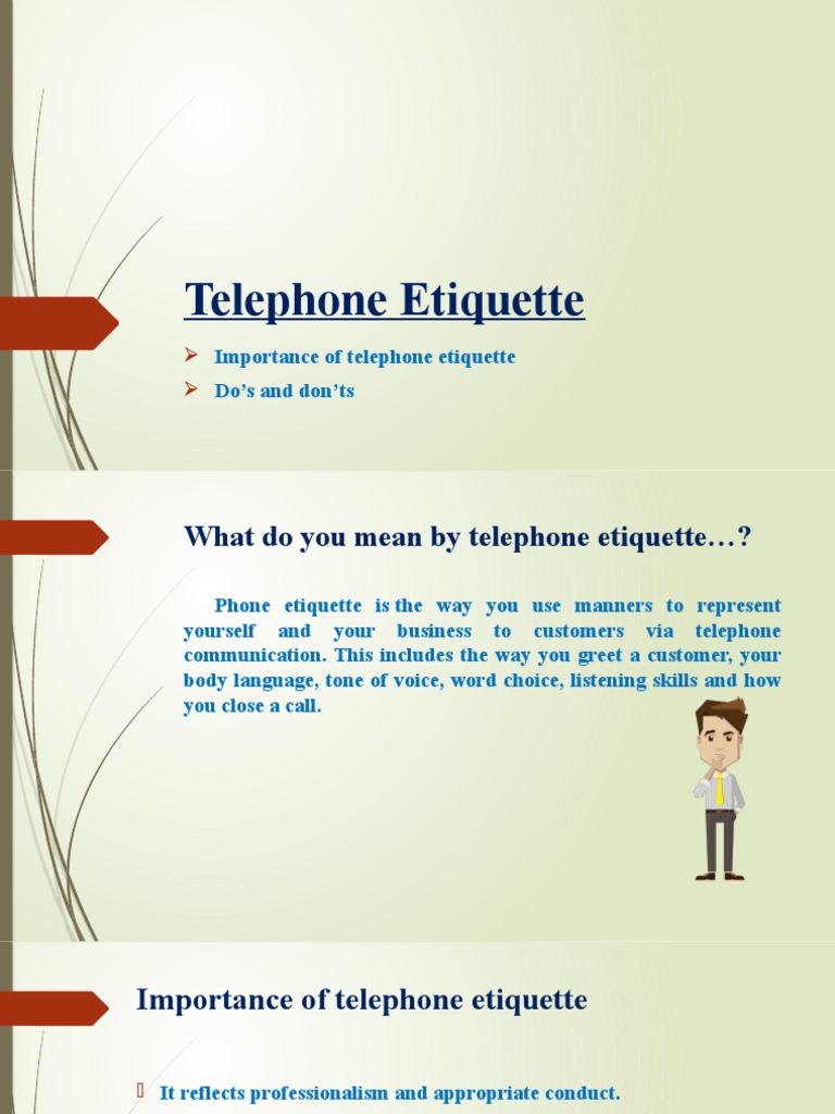 Telephone Etiquette: Importance of Telephone Etiquette Do's and Don'ts ...