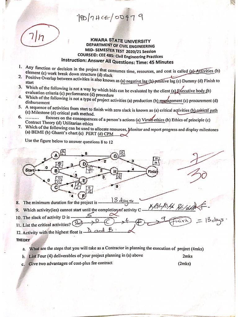 Past Questions | PDF