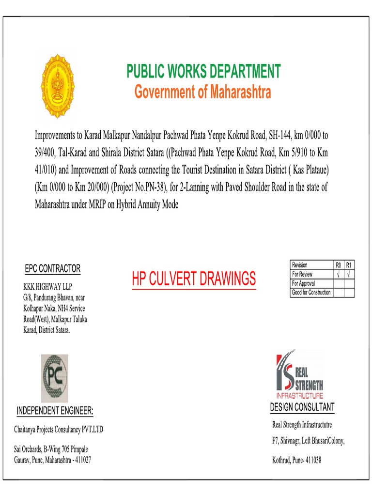 HP Culvert Drawings 14.12.2020 | PDF