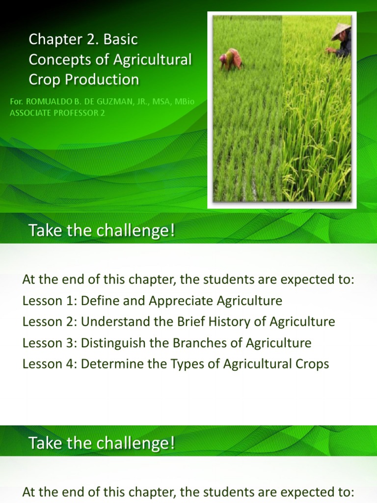 Chapter 2 Agri-Crop Production | PDF | Agriculture | Livestock