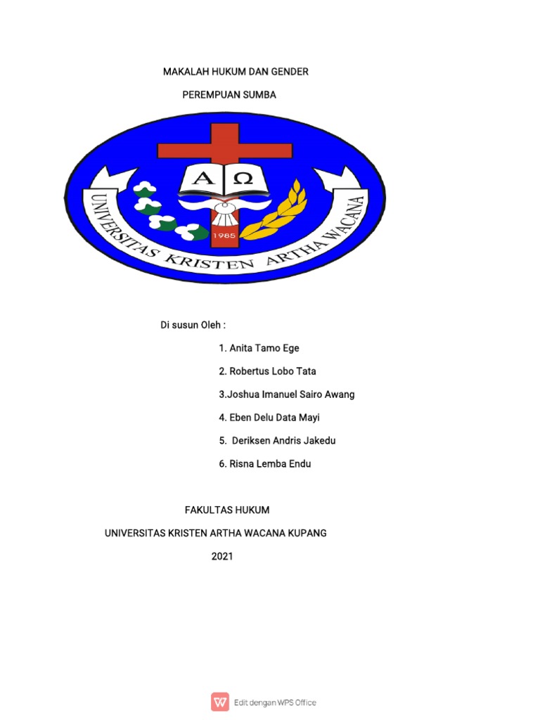 MAKALAH HUKUM D-WPS Office | PDF