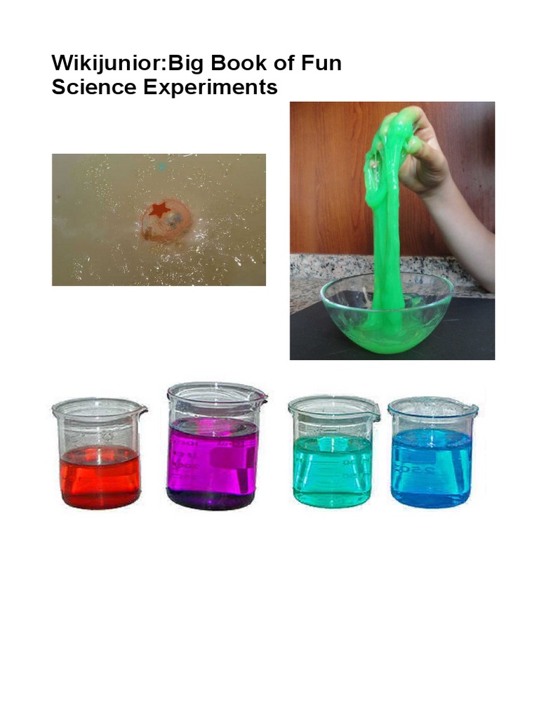 Wikijunior:Big Book of Fun Science Experiments | PDF | Sodium ...