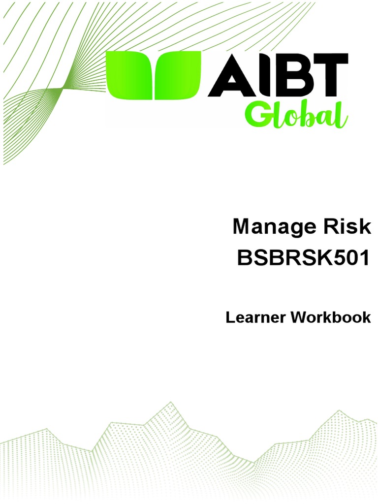 BSBRSK501 Risk Management Workbook | PDF | Occupational Safety And ...