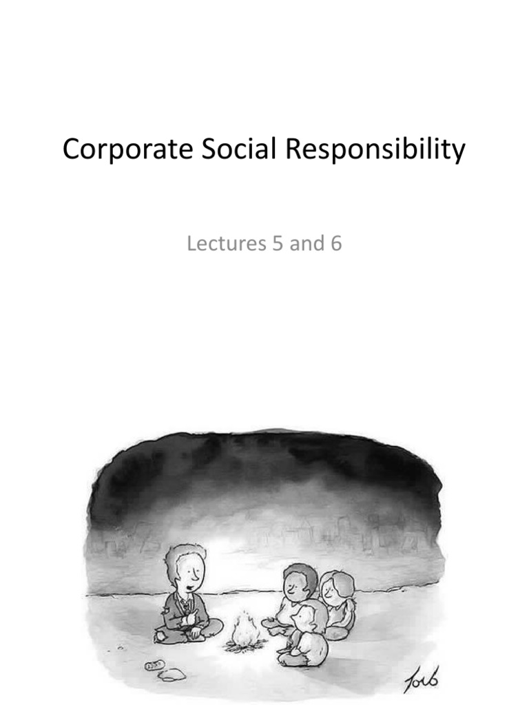 Lecture 3. Corporate Social Responsibility | PDF | Stakeholder ...