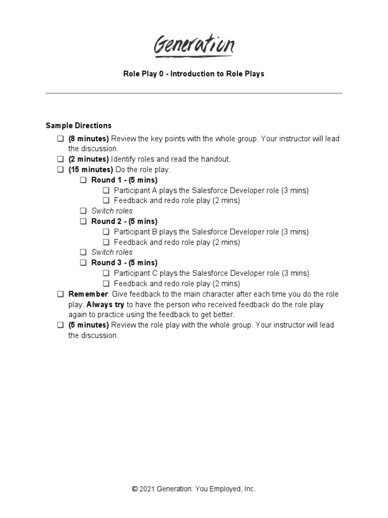 2 - RP-0 - Participant Handout - v1 | PDF | Cognition | Applied Psychology