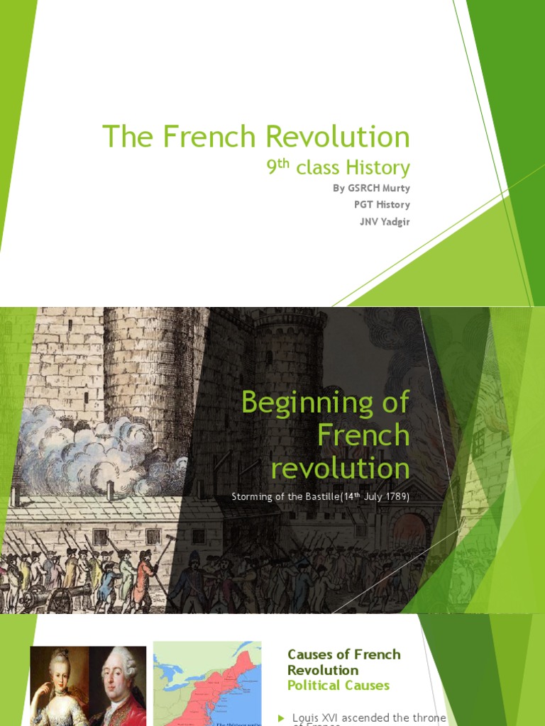 French Revolution Overview for Class 9 | PDF