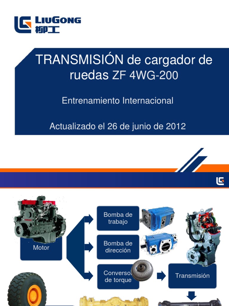Transmisión ZF 4WG-200: características y funcionamiento | PDF ...