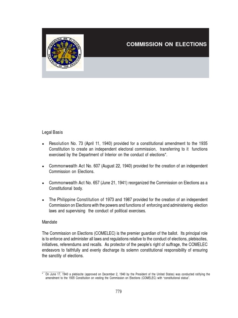 COMELEC's OPIF (Organizational Performance Indicator Framework) | PDF ...