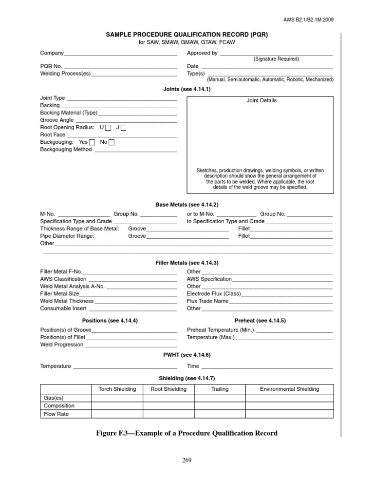 Sample PQR | PDF | Electric Heating | Welding