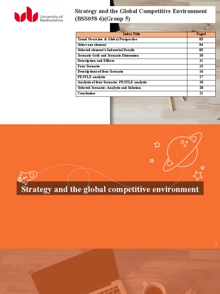 Strategy and The Global Competitive Environment (BSS058-6) | PDF ...