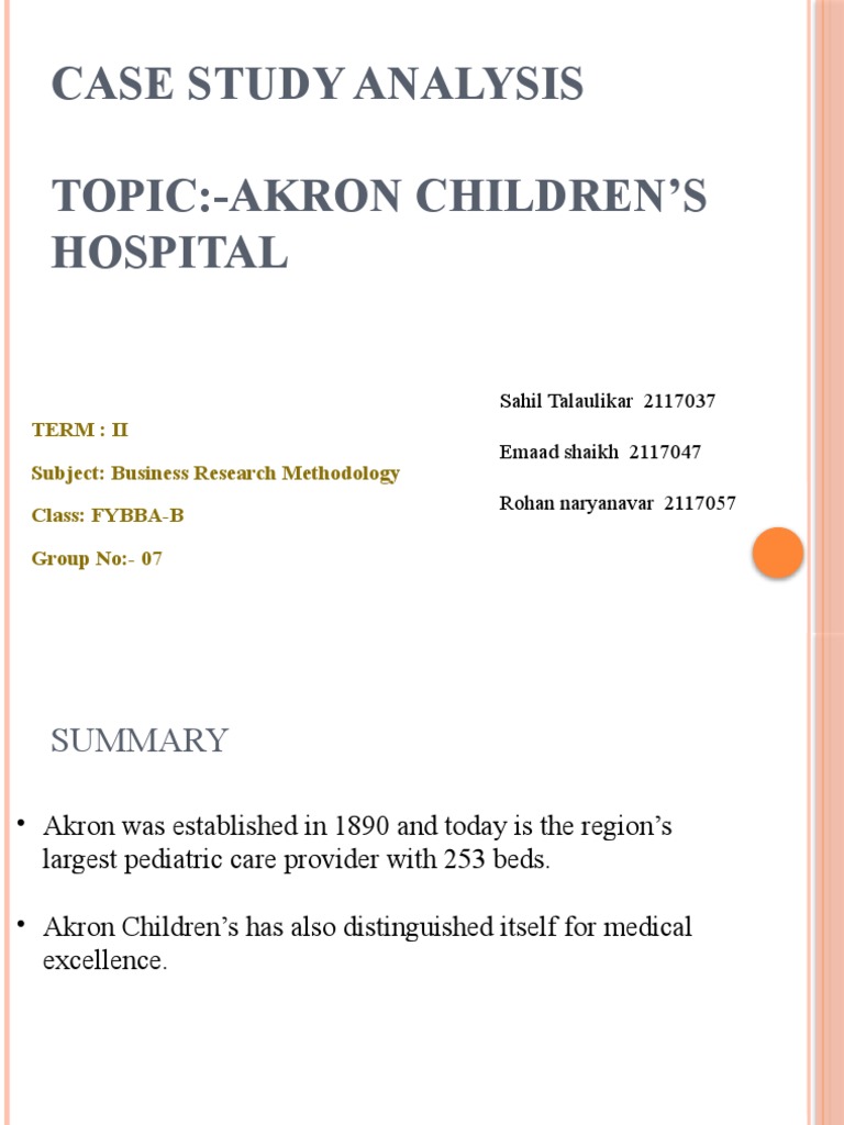 BRM Case Study | PDF