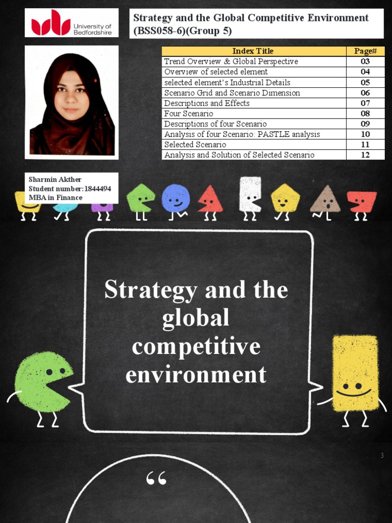Strategy and The Global Competitive Environment (BSS058-6) (Group 5 ...